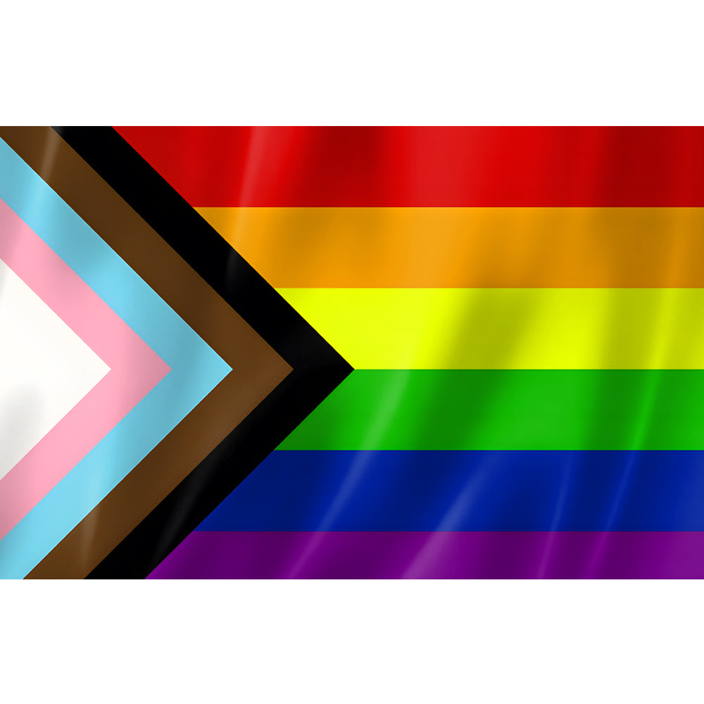 Drapeau Progress Pride 2018 – flagmastery.com